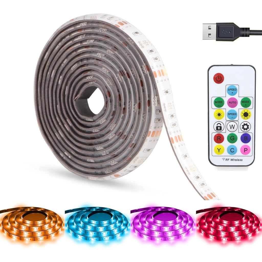 LED Strips Lights USB Powered RGB LED Lights Strip LED TV Backlight ...