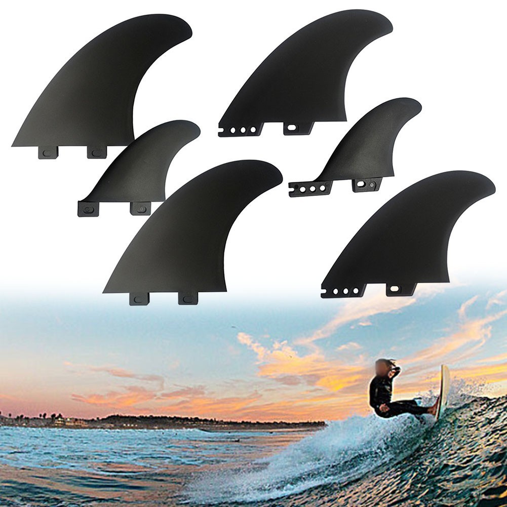 Ready Stock 3 Fins Set Surfing Twin Fin Set + Trailer Fins (2 + 1 Fins ...