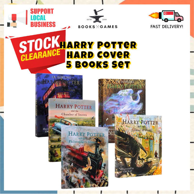 [🇸🇬 SG STOCK MEGA CLEARANCE] Harry Potter Hard Cover Illustrated ...