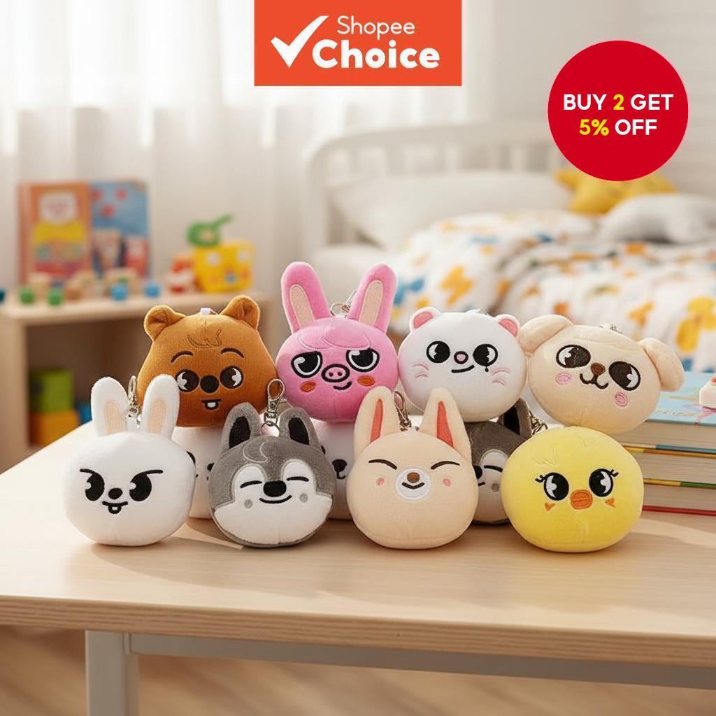 Stray Kids Skzoo Plush Keychain Idol Stuffed Doll Toy Key Rings ...