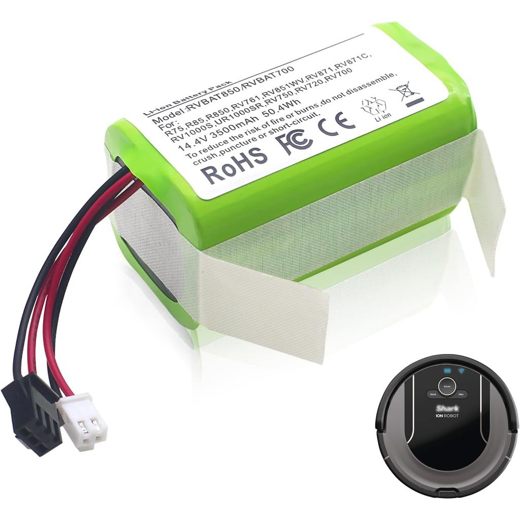New Upgraded 3500mAh RVBAT850 Battery Compatible for Shark ion RVBAT850 ...