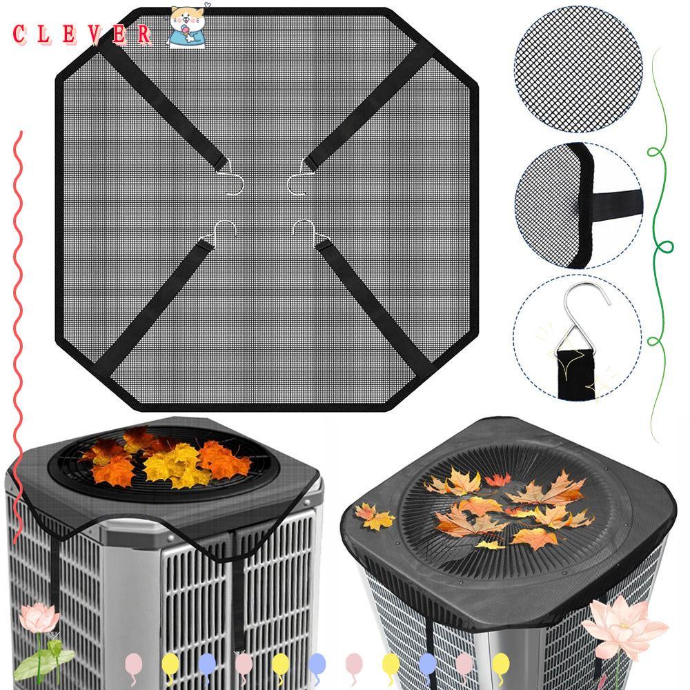 CLEVER Air Conditioner Covers, Top Universal Black Outside Units Covers ...