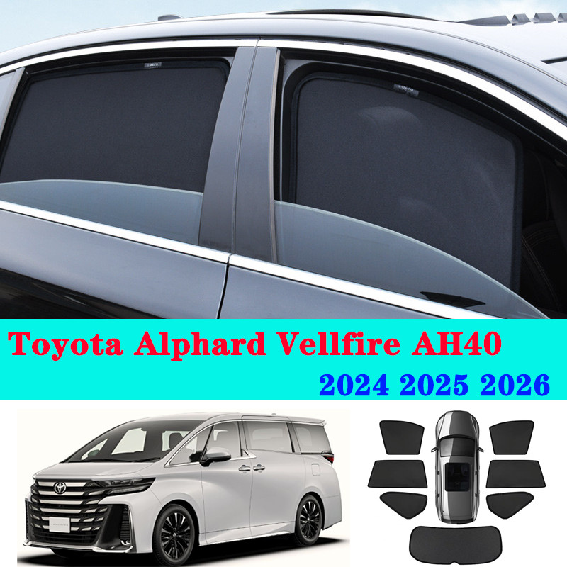 Car Side Window Sunshade For Toyota Alphard Vellfire AH40 2024 2025 ...
