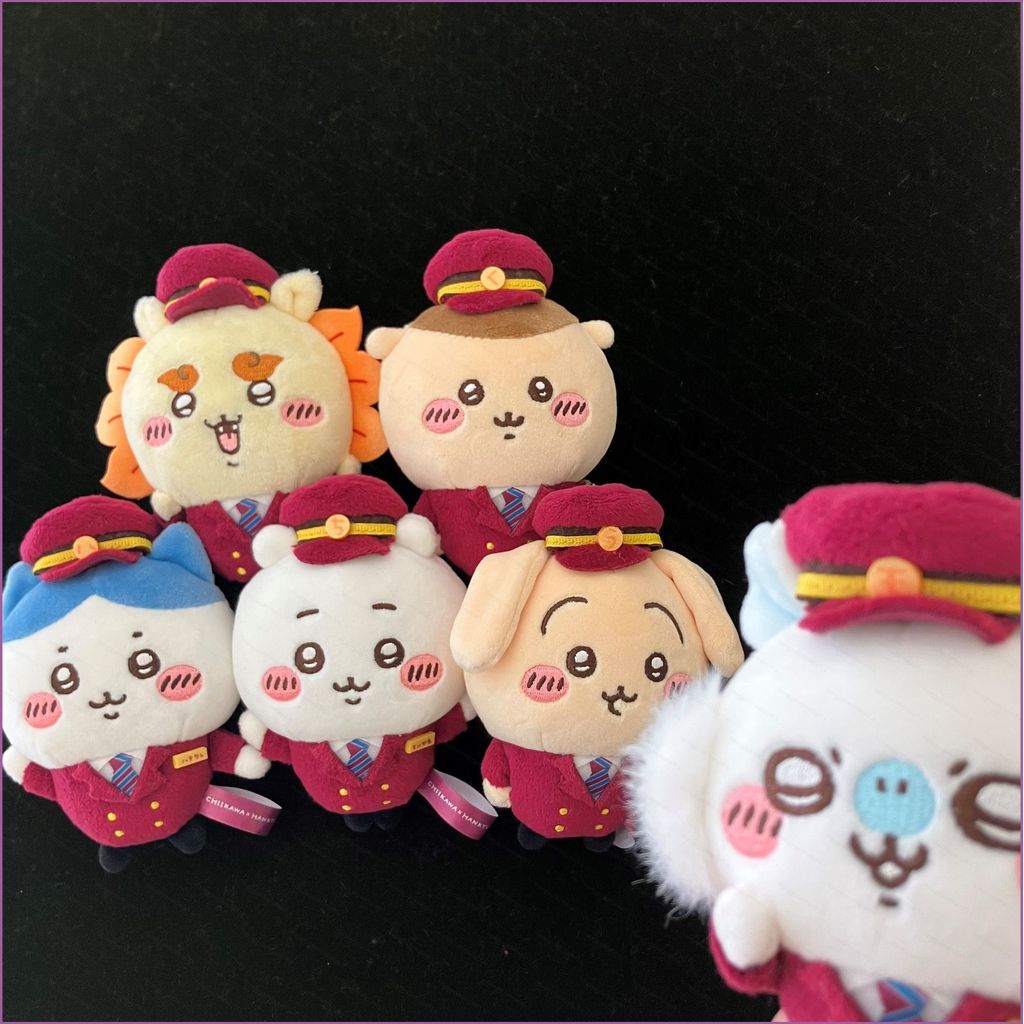 ZY1 Chiikawa x Hankyu Train Plush Dolls For Girls Bag Pendant Keychain ...
