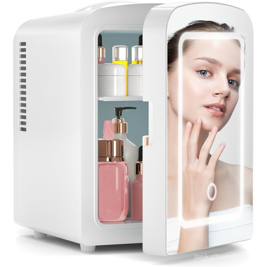 Xbeauty Skin care mini refrigerator with dimmable light LED Mirror ...