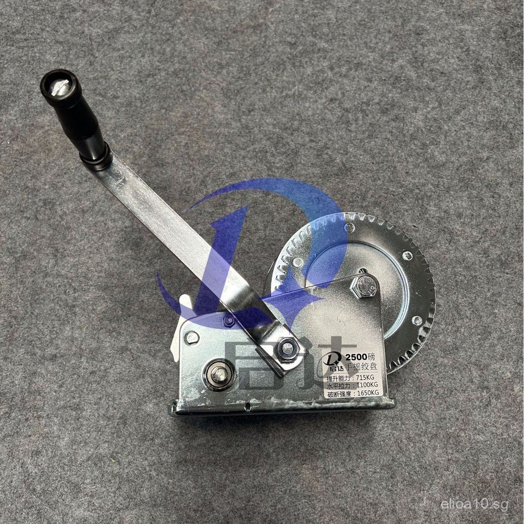 Hand Crank Winch Self-locking Fixed Winch Lifting Thickened Steel Wire ...