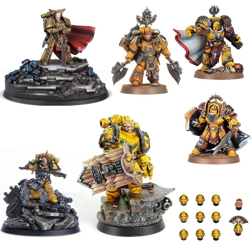 Imperial Fists, Resin Model (unassembled, unpainted) | Shopee Singapore