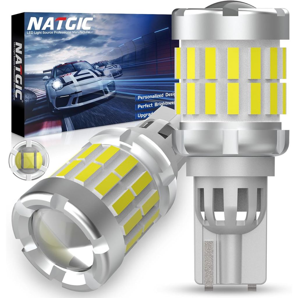 Xenon White 921 W16W Led Bulbs Canbus Error Free For Reverse Lights,912 ...