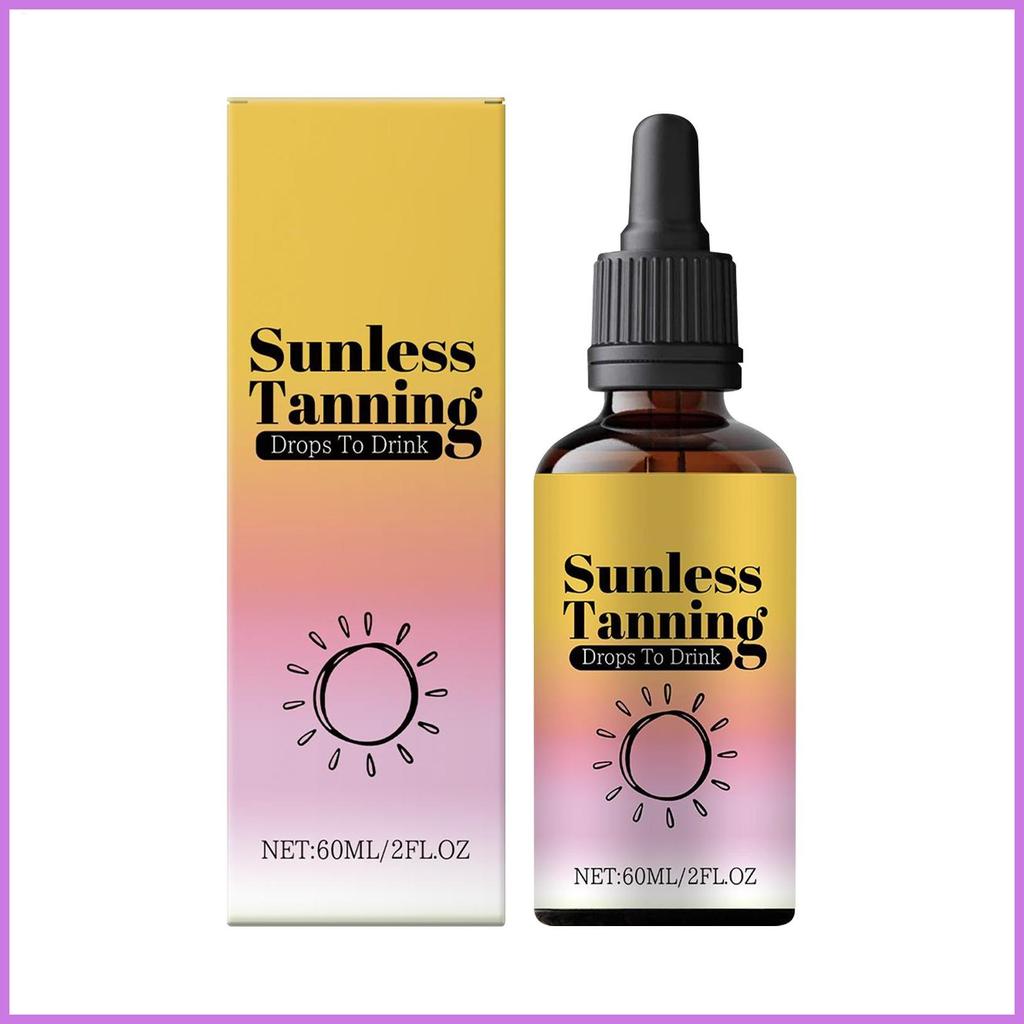 Tanning Drops 60ml/Bottle Sunless Tanning Drops Darken Skin ...