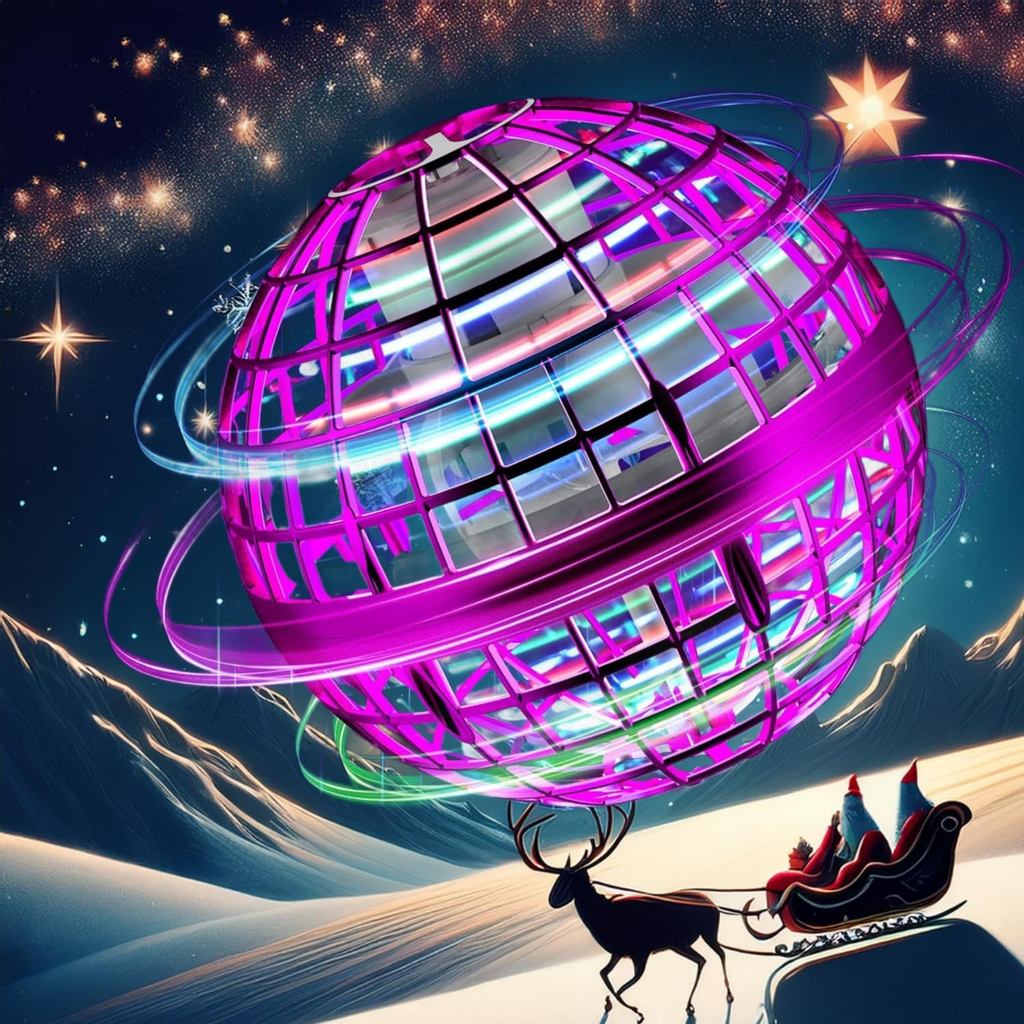 2025 Upgraded Flying Orb Ball Toy with LED Lights, Cosmic Boomerang ...