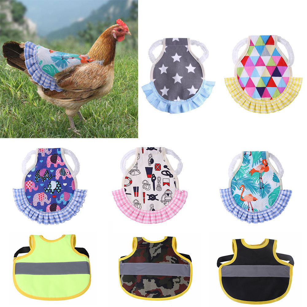 Chicken Clothes Pet Chicken Vest Elastic Band Lace Clothes Chicken Duck ...