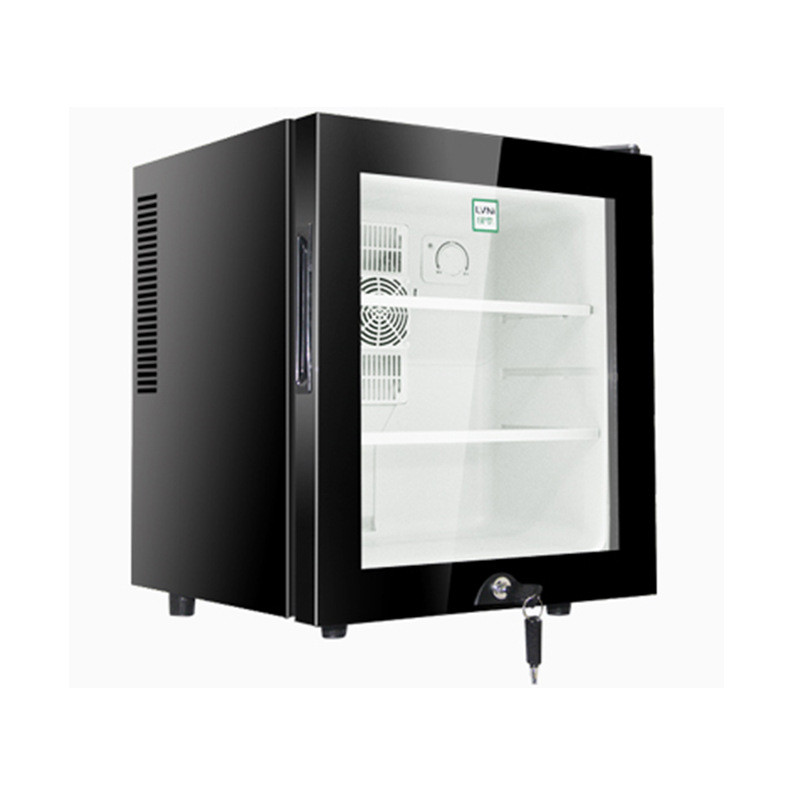 Transparent Glass Door30L Mini refrigerator Household Single Door Hotel ...