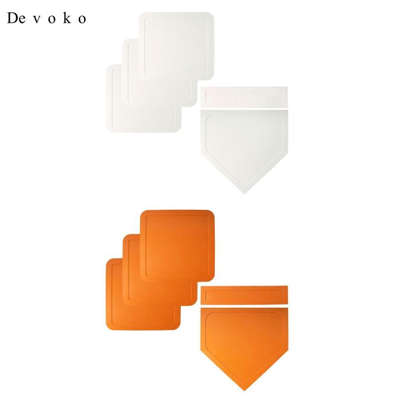 [Cuticate1] Baseball/softball Basic Set, Throw-down Rubber Bases, Home ...