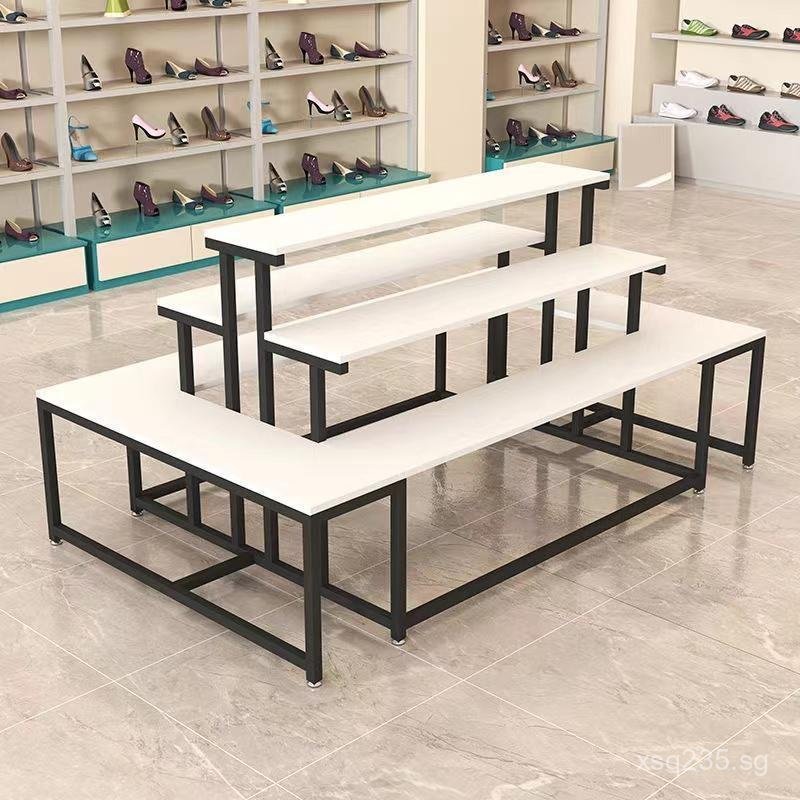 Shoe Rack Display Stand Shelf Mall Wholesale Shoe Store Flow Table ...