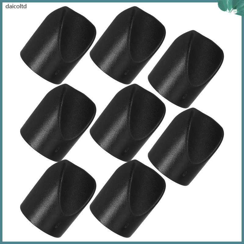 8 Pcs Chairs Folding Stabilizer Caps Black Replacement Part Stoppers ...