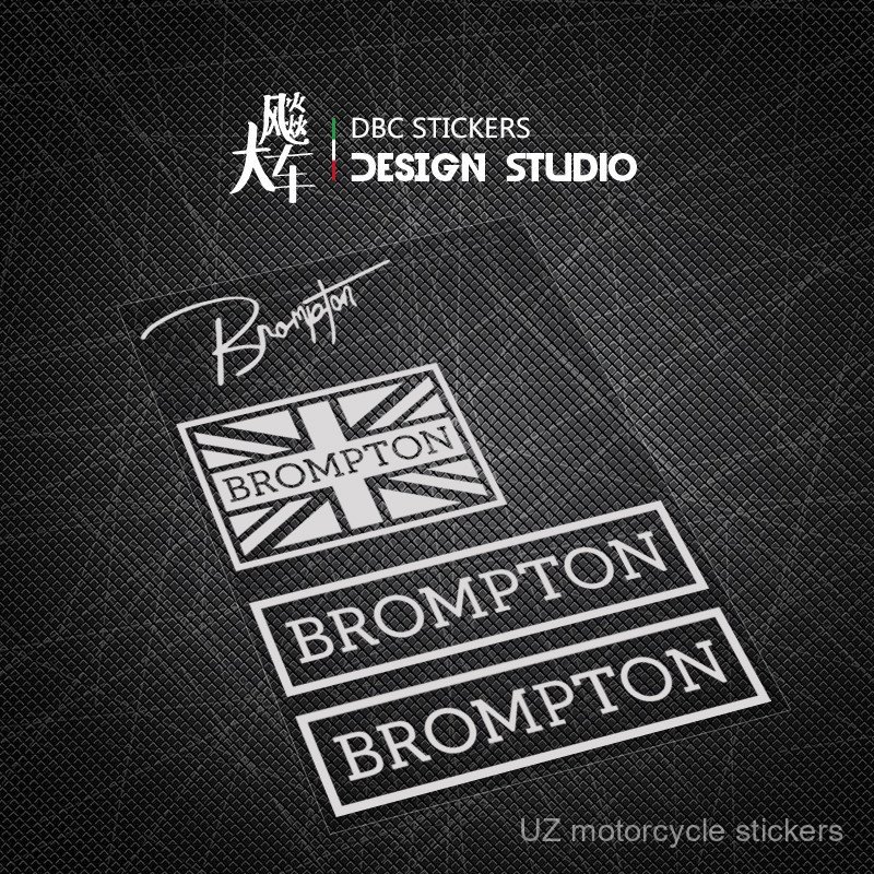 Foldable Bicycle Reflective Sticker Small Cloth Brompton Bicycle Frame ...