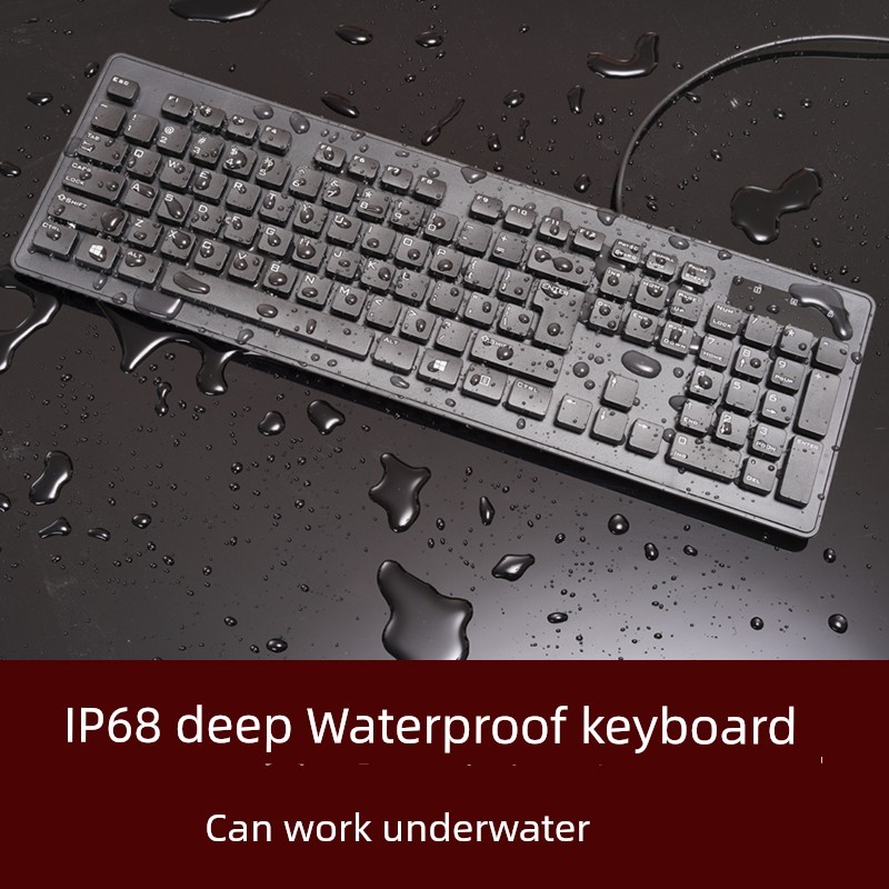 keycap wireless keyboard Platinum waterproof keyboard industrial ...