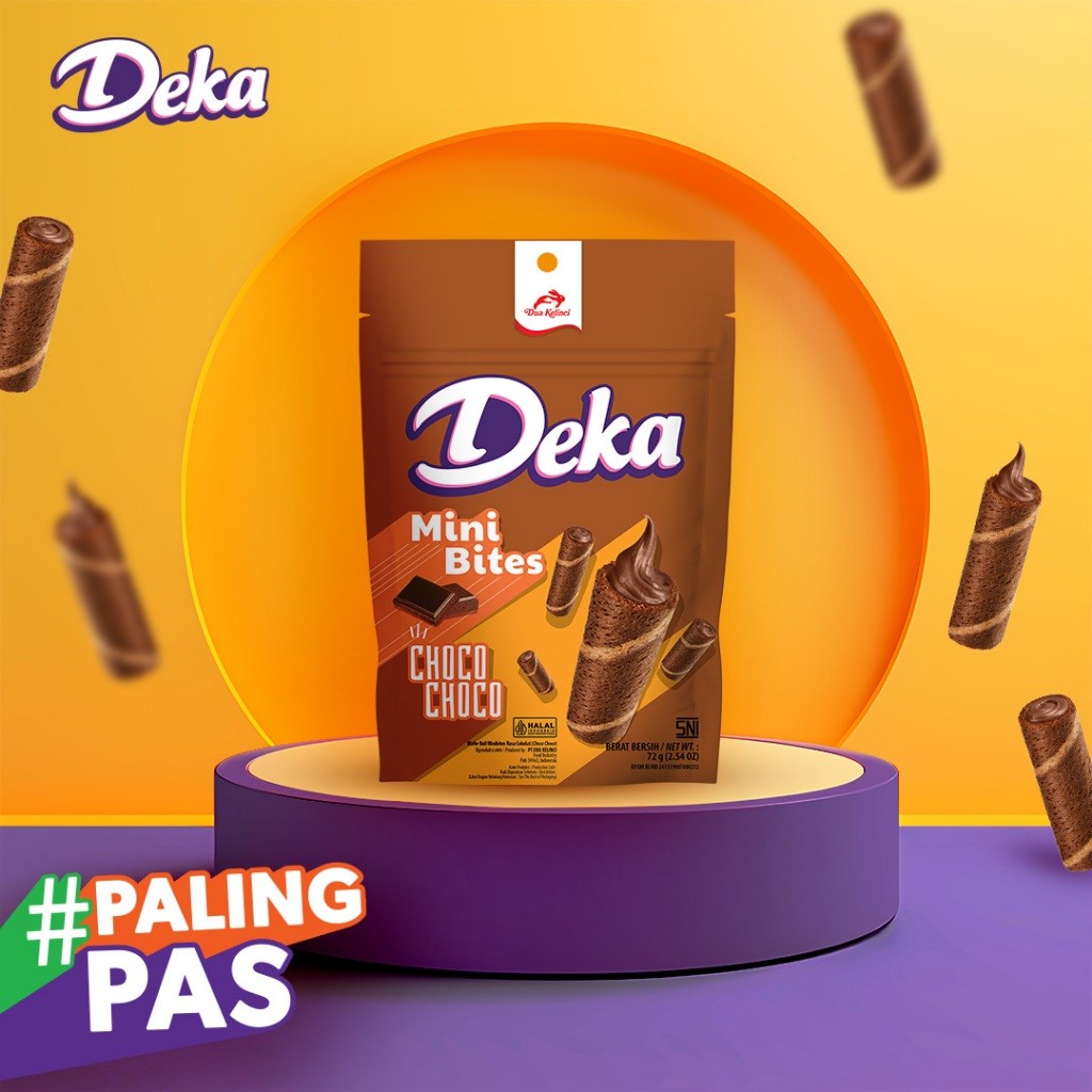 DEKA Wafer Mini Bites - Choco (72g) | Shopee Singapore