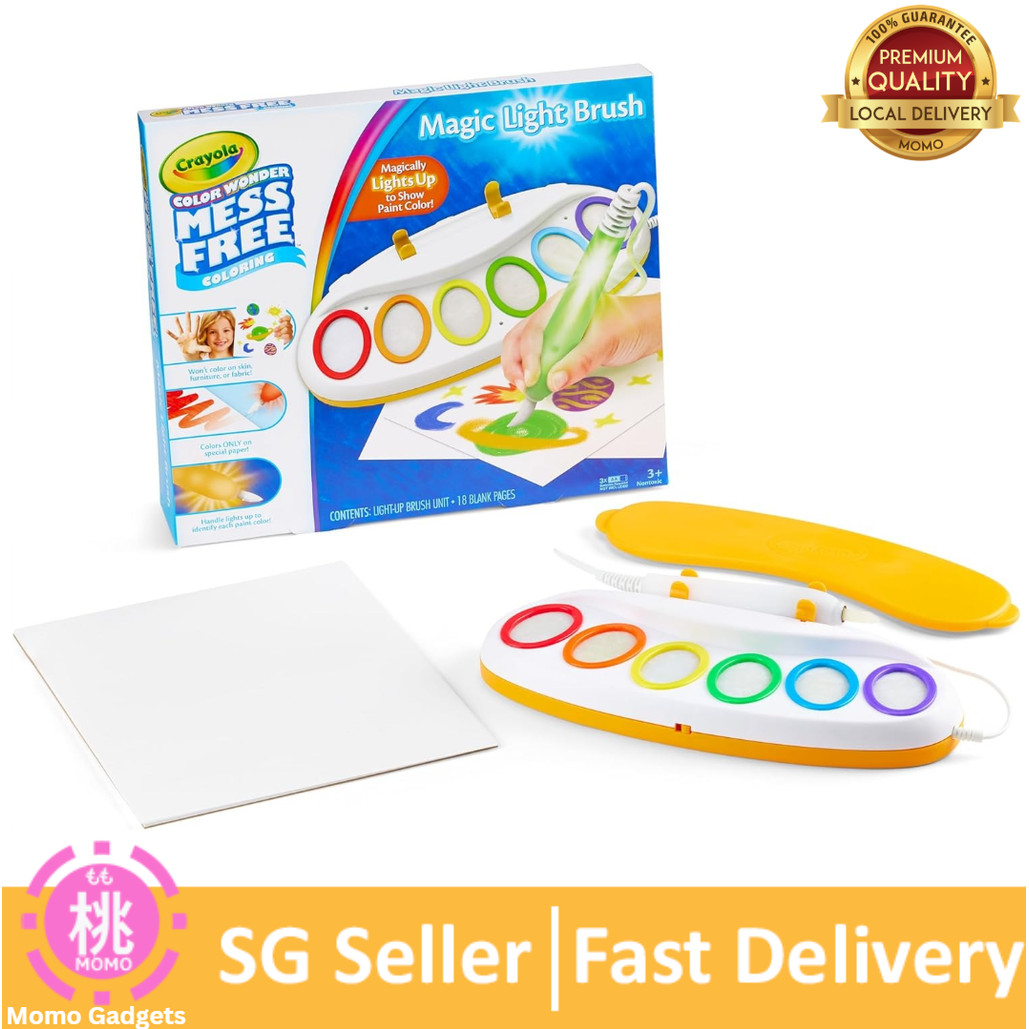Crayola Color Wonder Magic Light Brush, Mess Free Painting Station for ...