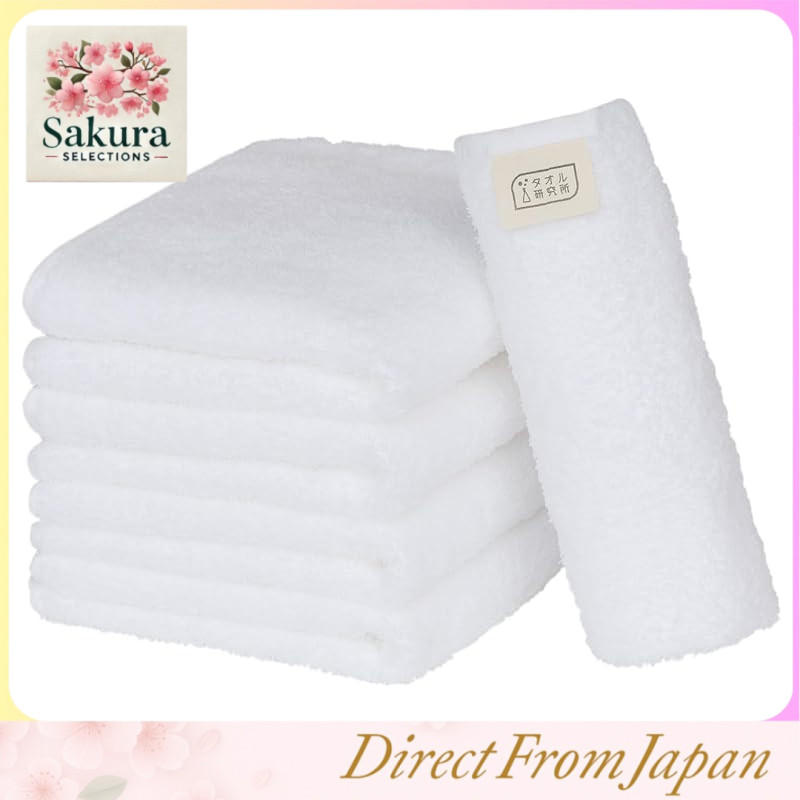 Towel Laboratory [The Reason for Lightness] #006 Face Towel White Lily ...