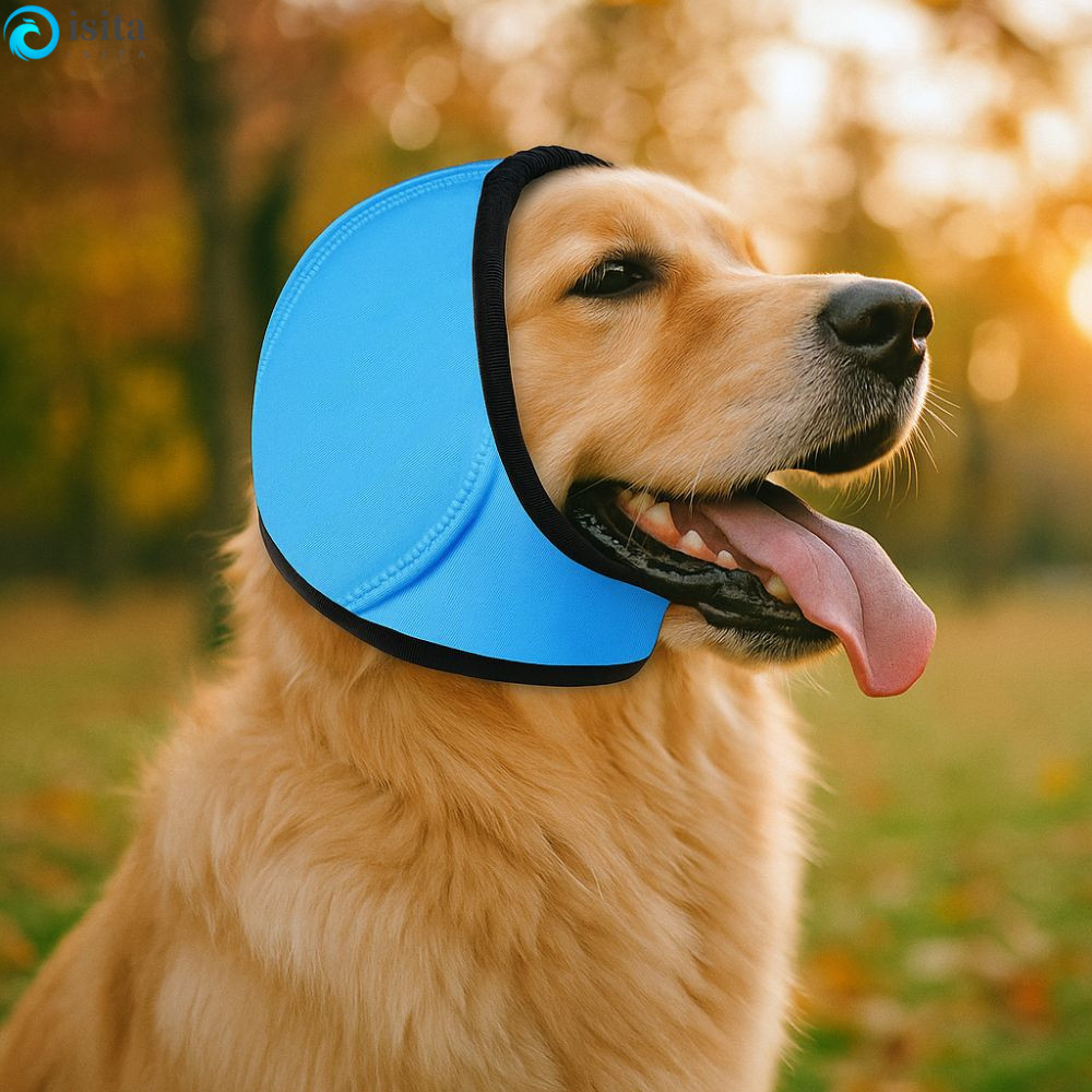 ISITA Dog Ear Covers, Noise Reduction Hearing Protection Dog Calming ...