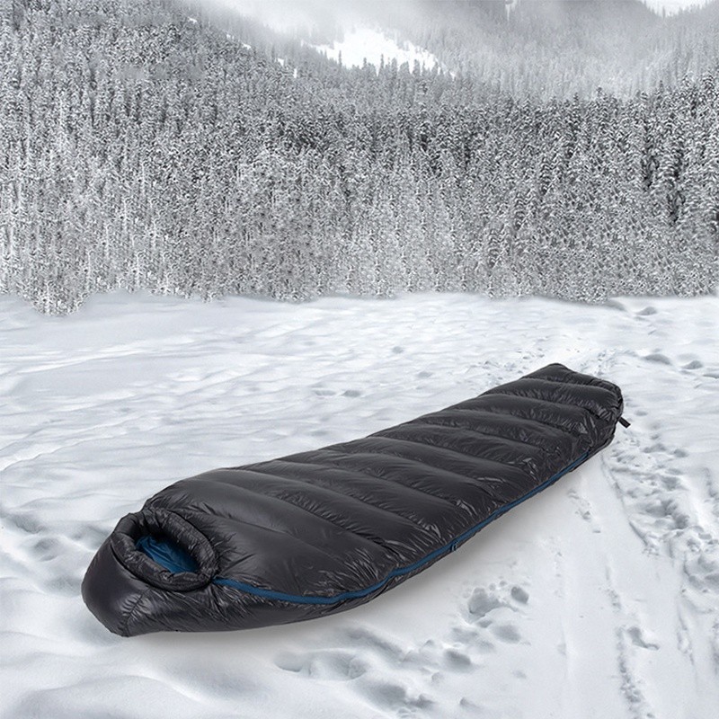 Outdoor Portable Waterproof Goose Down Sleeping Bag 4 Season Warm ...