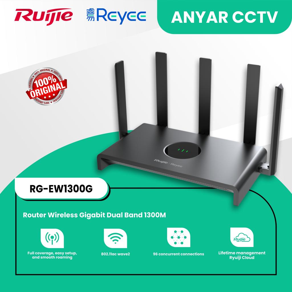 Ruijie RG-EW1300G 1300M Dual band Gigabit Wireless Router | Shopee ...