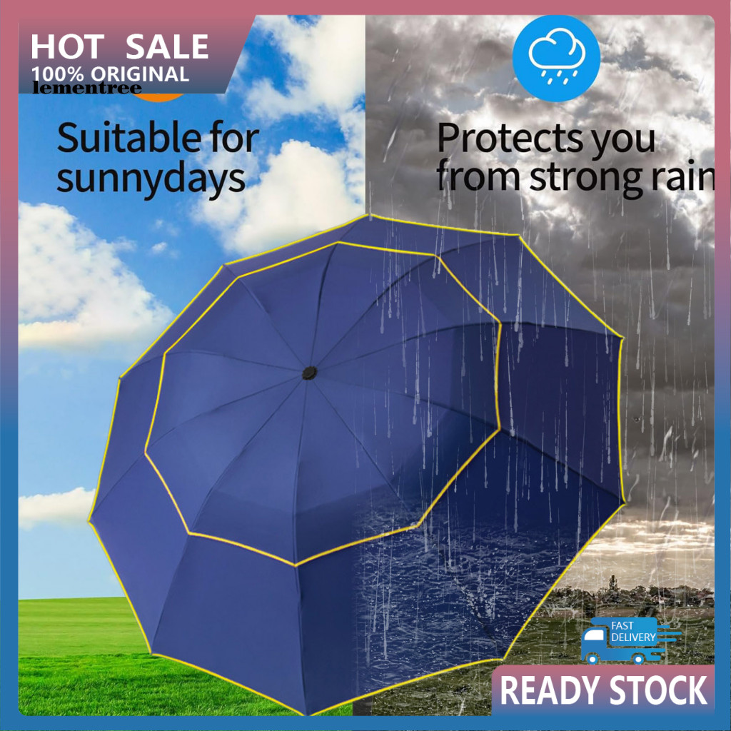Double Canopy Umbrella Reflective Strip Umbrella Extra Folding Umbrella ...