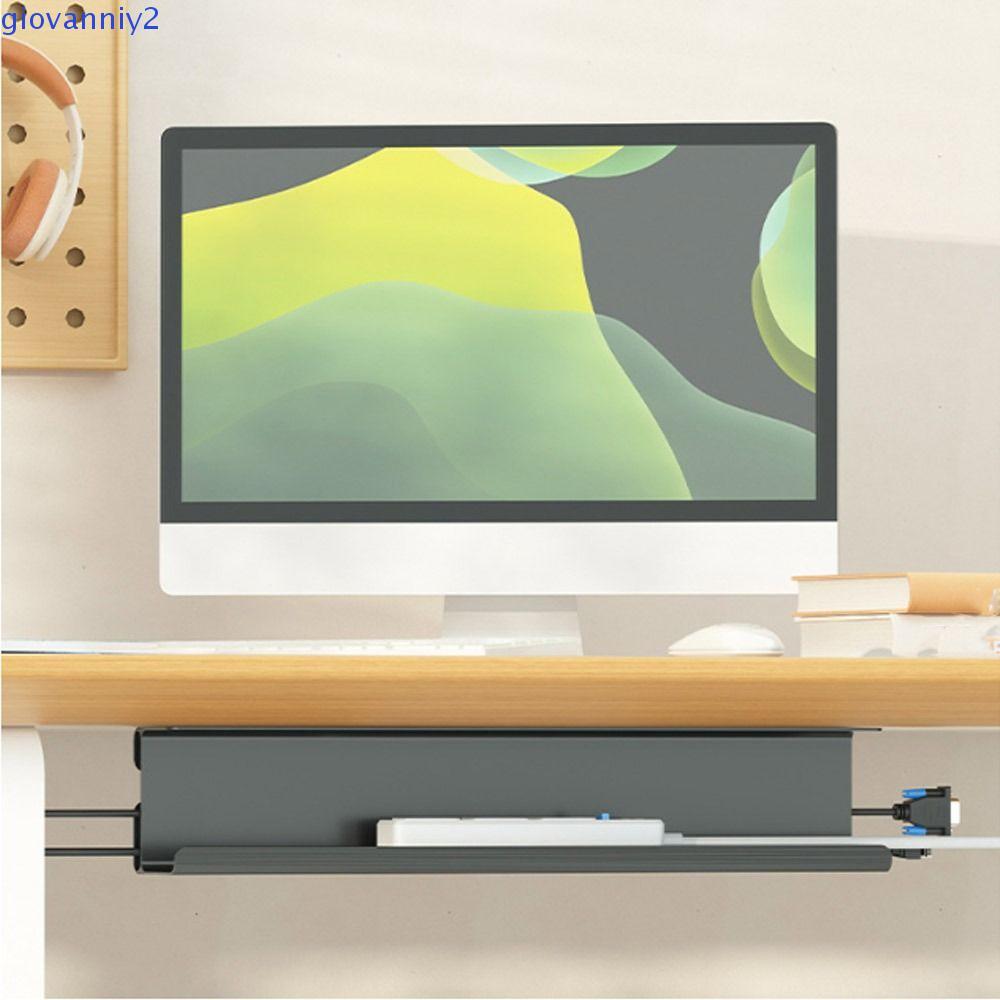 GIOVANNIY Under Table Cable Tray, No Trace Widened Cable Management ...