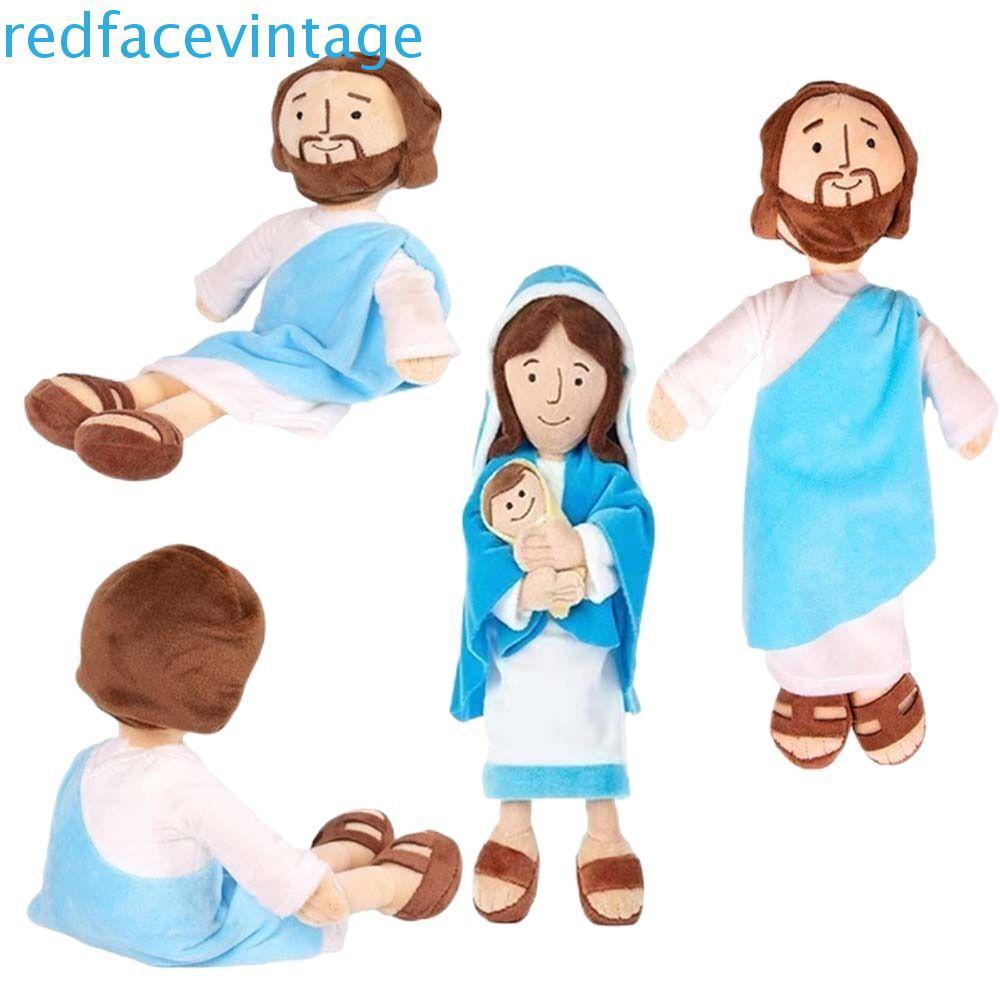 REDFACEVINTAGE Virgin Mary Plush Toy Children Gift Birthday Gift ...