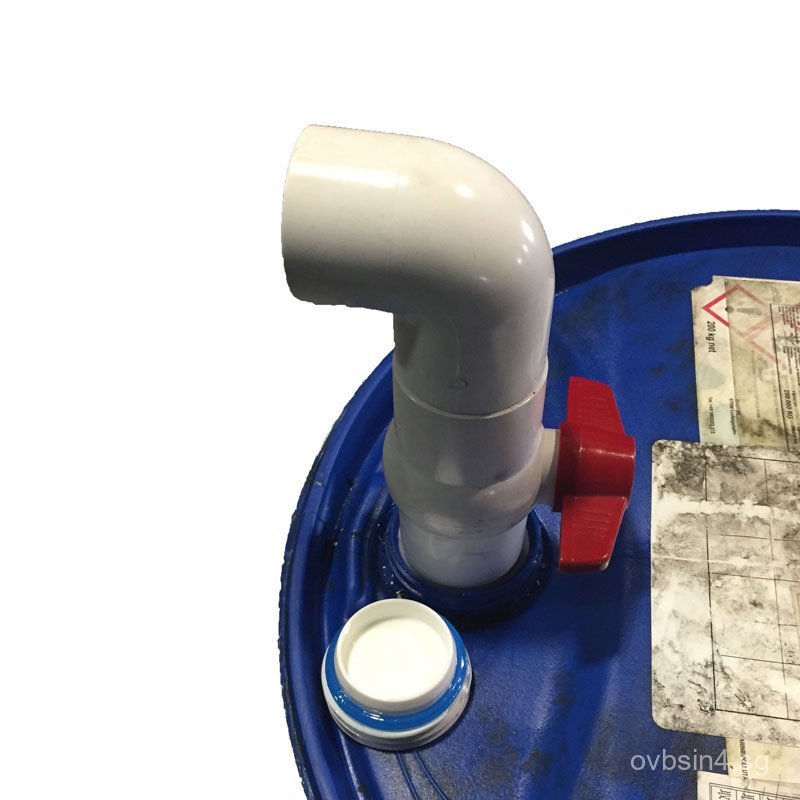 200L Plastic Bucket Valve Plastic Bucket PVC Discharge Valve Pouring ...