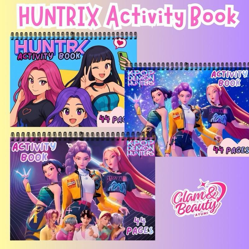 HUNTRIX Kpop Demon Hunters Tracing Activity Notebook for Kids - 44 ...