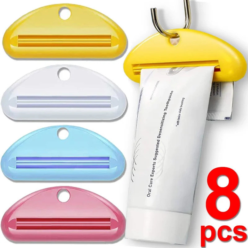 Toothpaste Squeezers Wall Hanging Squeezed Clips Toothpaste Tube Clip ...