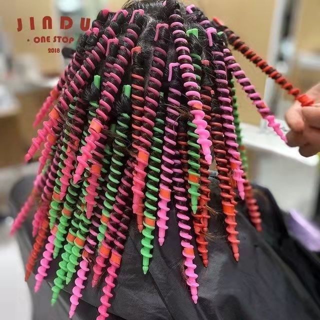 Screw Bar Size Hollow Solid Curling Core Perm Rod Screw Bar Beauty ...
