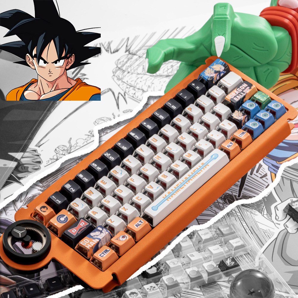 Dragon Ball Keycaps Cherry Profile 140 Keys PBT PC Wooting Aula F75 Dye ...