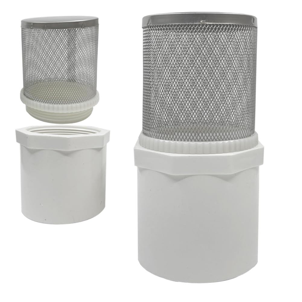 2" Stainless Steel Filter Cover Connected to 2 inch/DN50 PVC Water Pipe ...