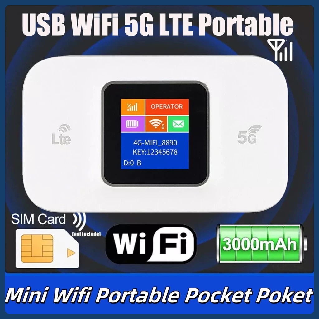 5G LTE Wireless USB Modem Dongle Mini Wifi Portable Pocket Poket 4G/5G ...
