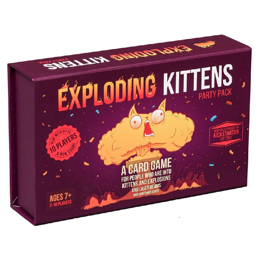Exploding Kittens Party Pack - Original Strategy Fun Card Game for ...