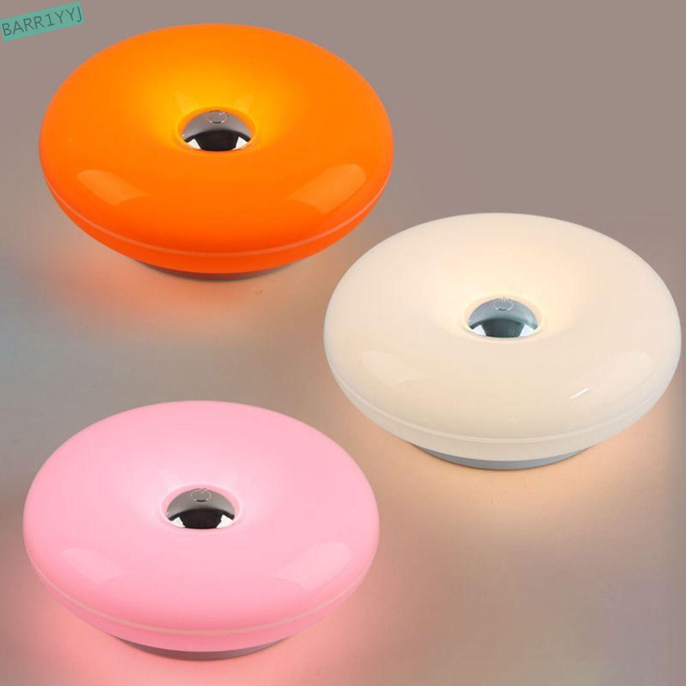 BARR1YYJ Donut Wall Lamp, Plastic Modern LED Ambient Light, Tricolor ...