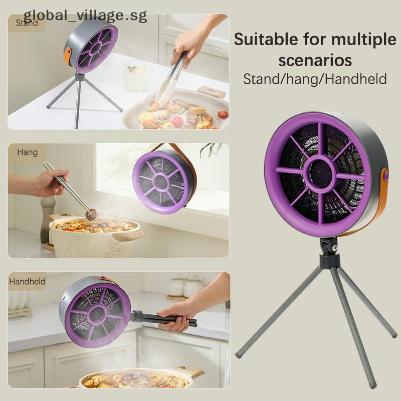 [GBV] Portable Exhaust Fan Small Kitchen Hood Extractor Barbecue USB ...