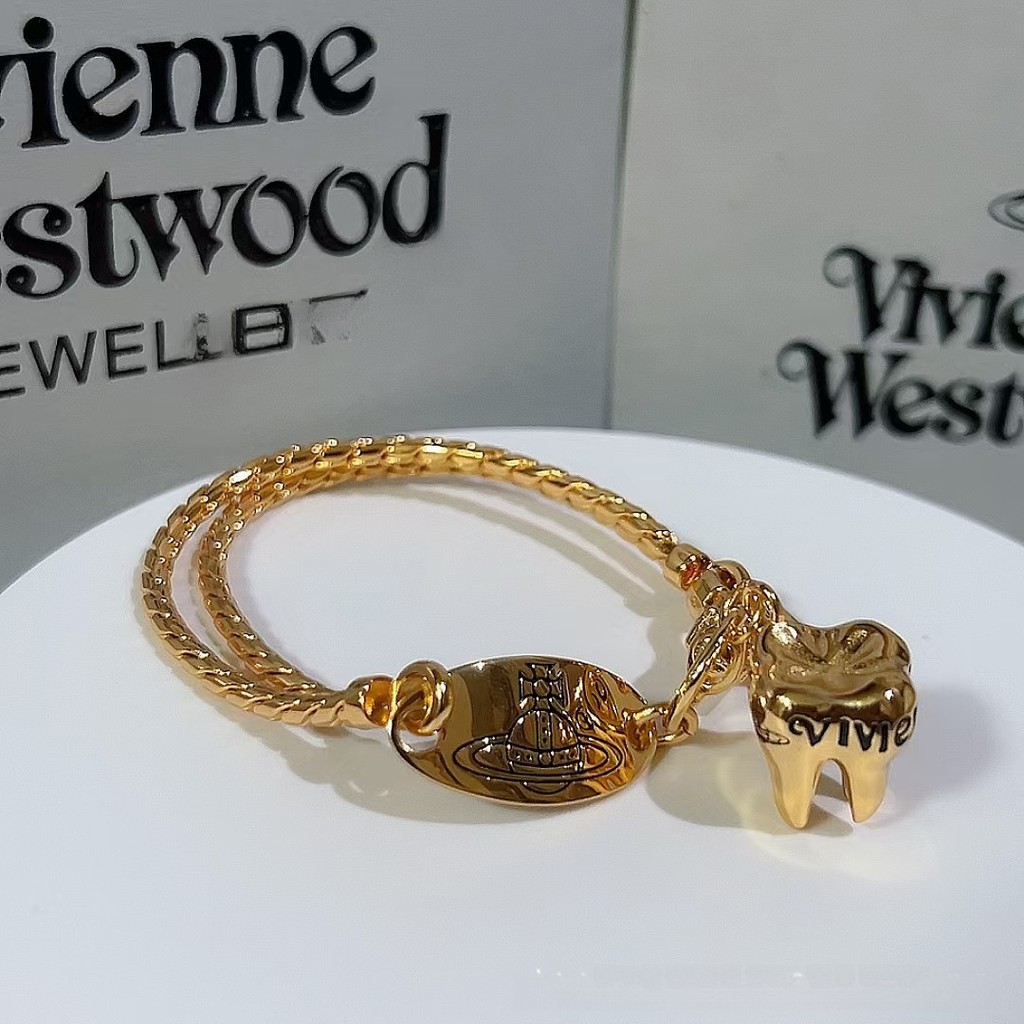 Vivienne Westwood Three-Dimensional Wisdom Tooth Letter Little Saturn ...