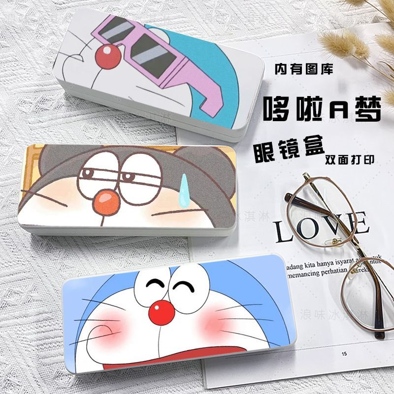 [Ready Stock] Doraemon Glasses Case Anime Cute Cartoon Tinkerbell Cat ...