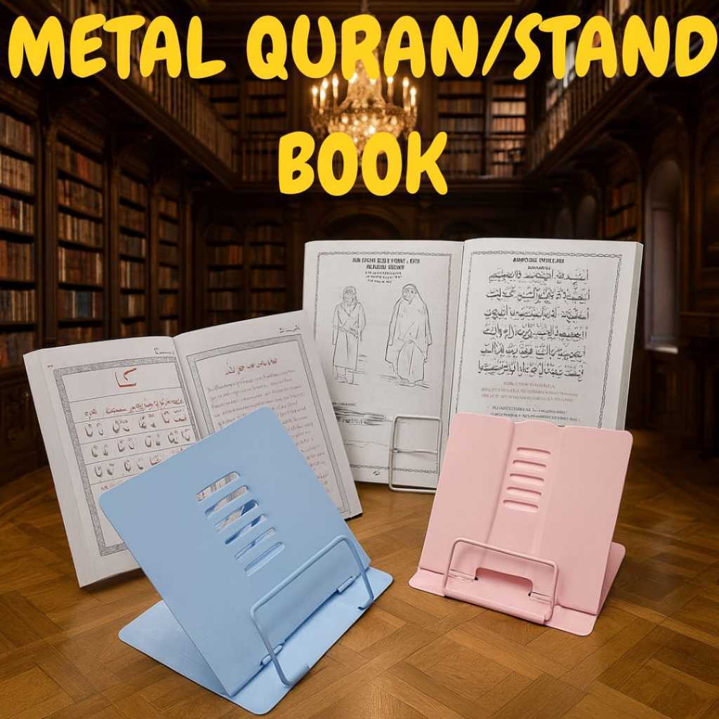 (PNA) Rehal Besi Moden / Metal Book Stand Quran – Saiz Kecil & Besar ...