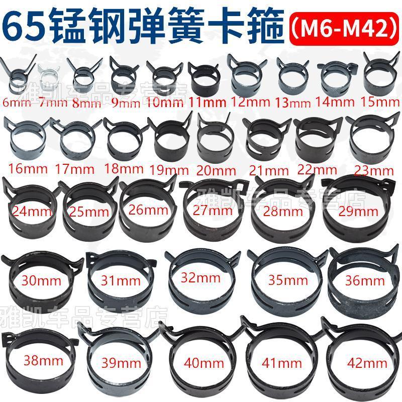 Hand Squeeze Manganese Steel Spring Clamp Spring Clip Hose Clamp Ring ...