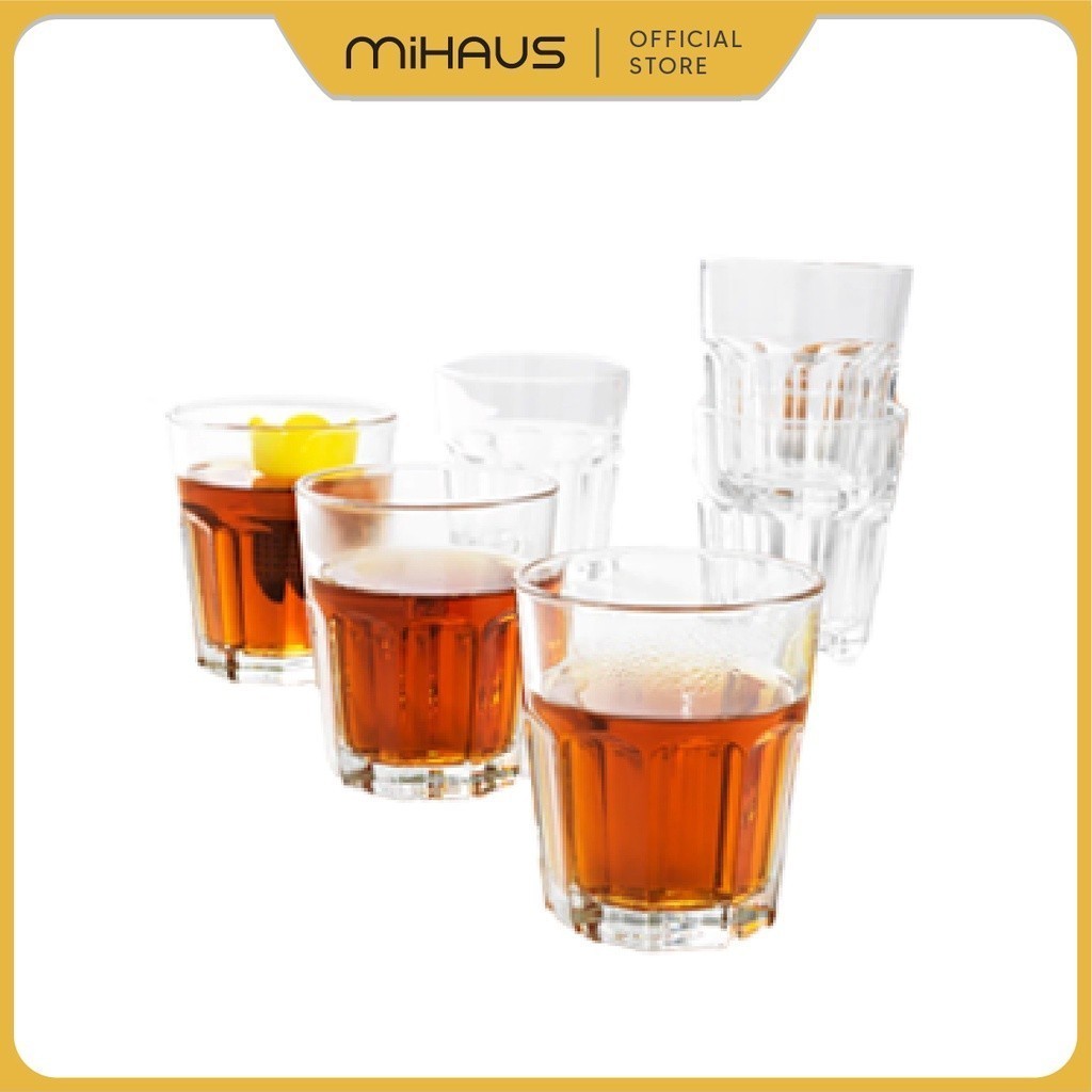 BEST CHOICE SWITZERLAND PKL Small Glass Cup/ Drink Mug/, contents 6 pcs ...