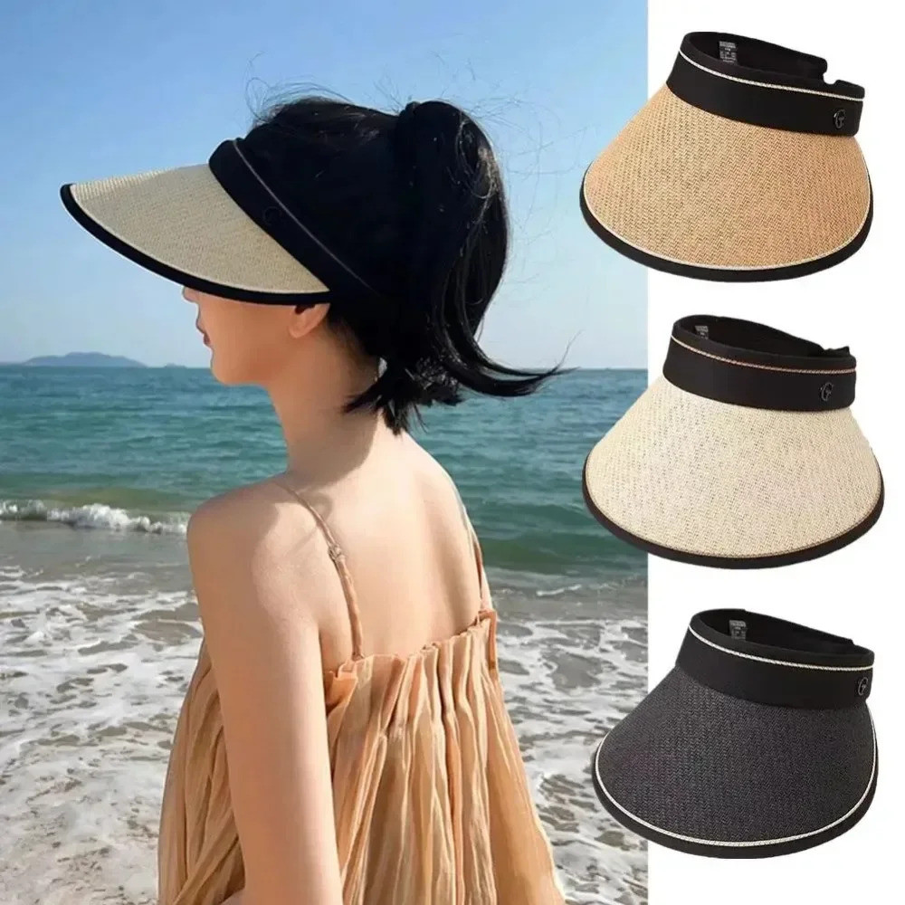 2025 New Summer Empty Top Sun Hat Anti Uv Female Outdoor Visor Cap ...