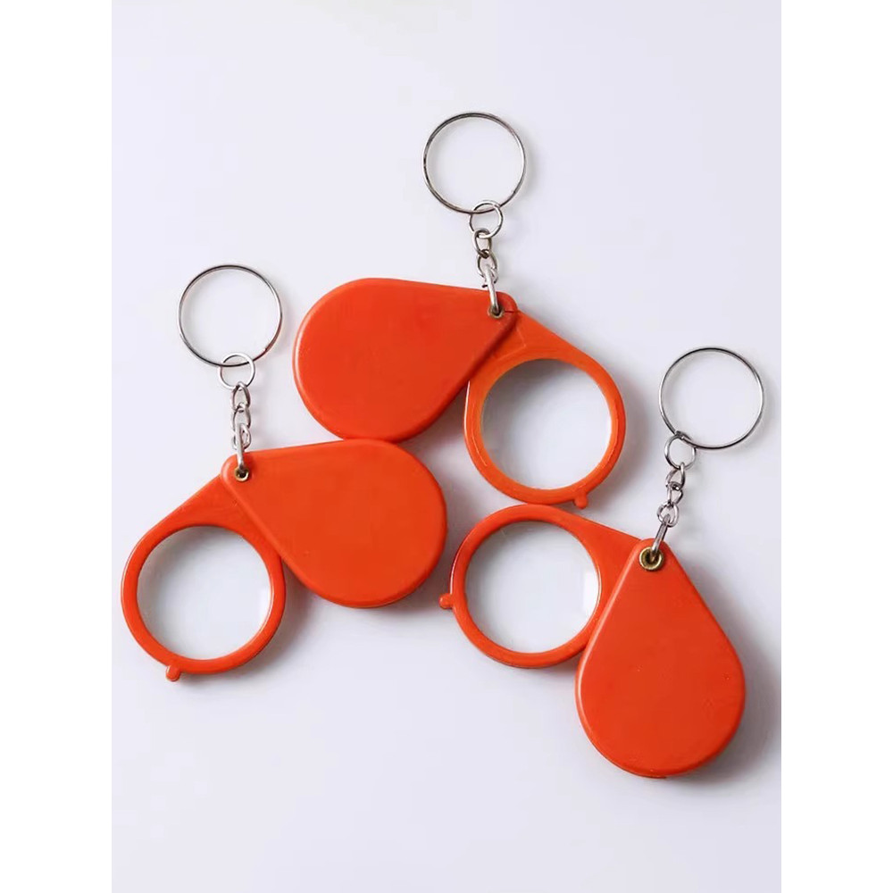 magnifying glass Folding Magnifier Portable Ultra HD Keychain ...
