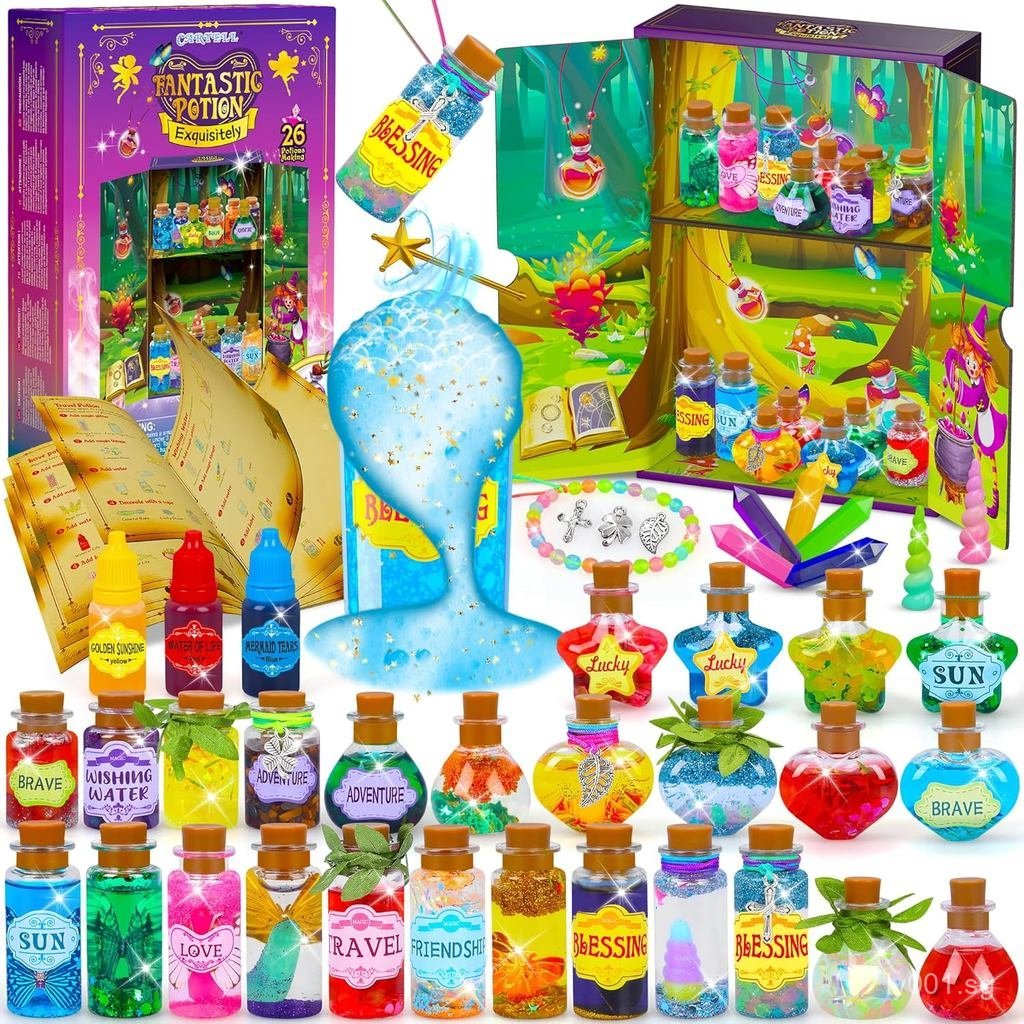 Fairy Magic Potions Kit for Kids, Upgraded 26 DIY Mixed Magic Wizard ...