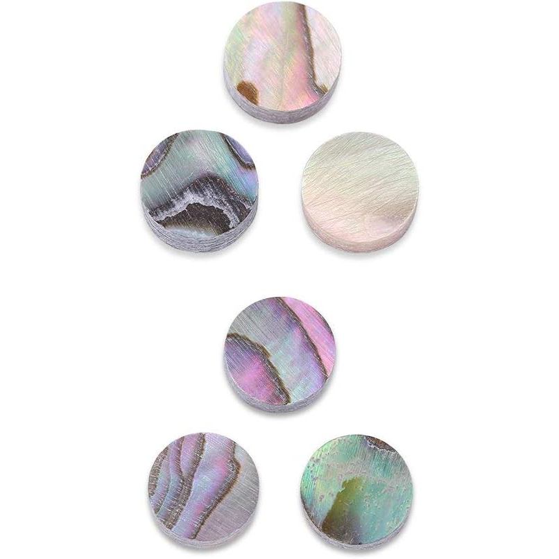 Inlay Dots Markers, Fretboard 6mm Inlay Dots Markers for Guitar Ukulele ...