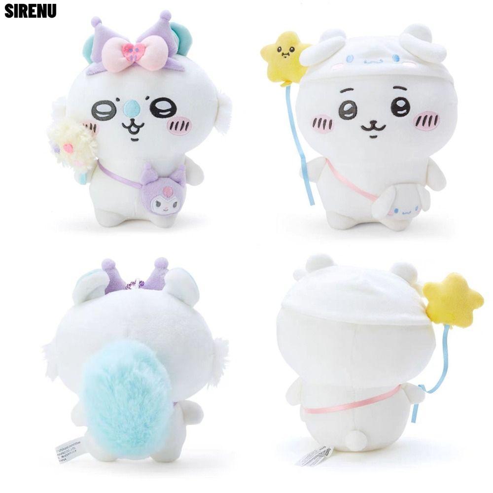 SIRENU Fluffy Keychain, 10/20cm Chikawa Chiiwaka Plush Doll, Cartoon ...